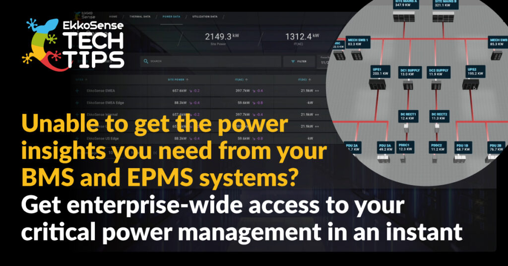 Can you access power management data in seconds? - EkkoSense