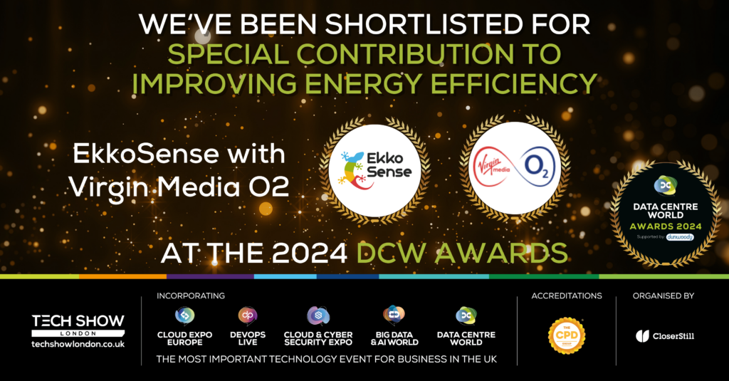 EkkoSense and Virgin Media O2 shortlisted for 2024 DCW Award - EkkoSense
